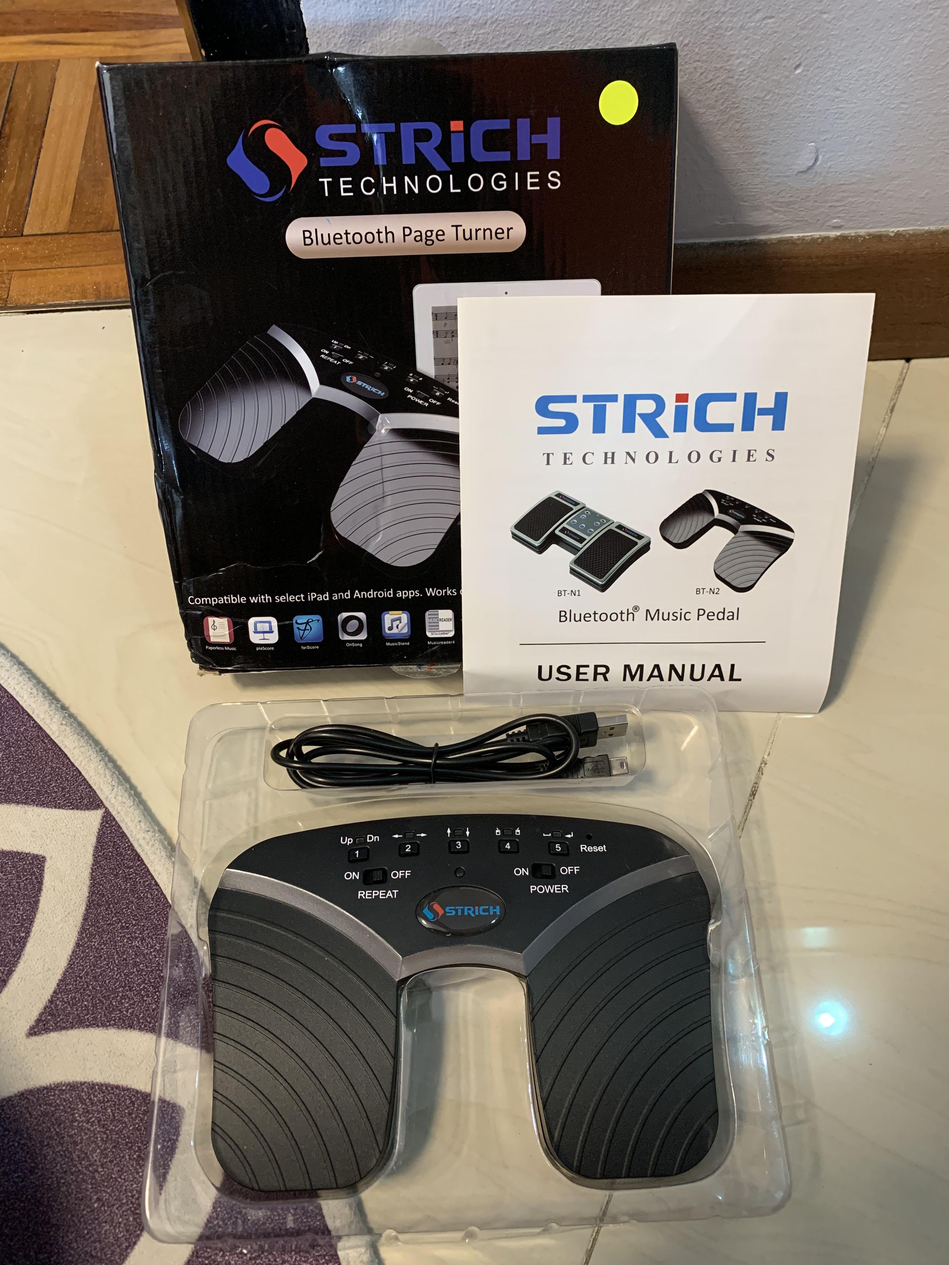 Strich Bluetooth Music Pedal, Hobbies & Toys, Music & Media, Music ...