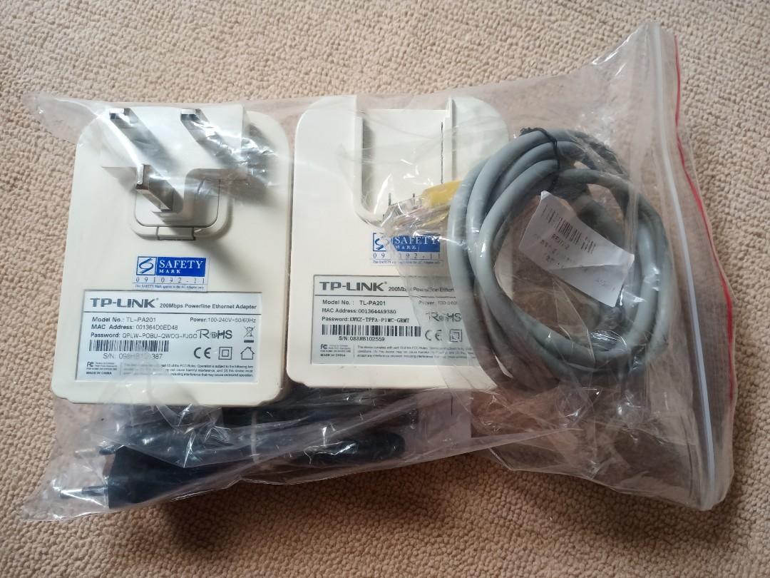 Tp Link Powerline Adapters No Wifi Computers Tech Parts Accessories Cables Adaptors