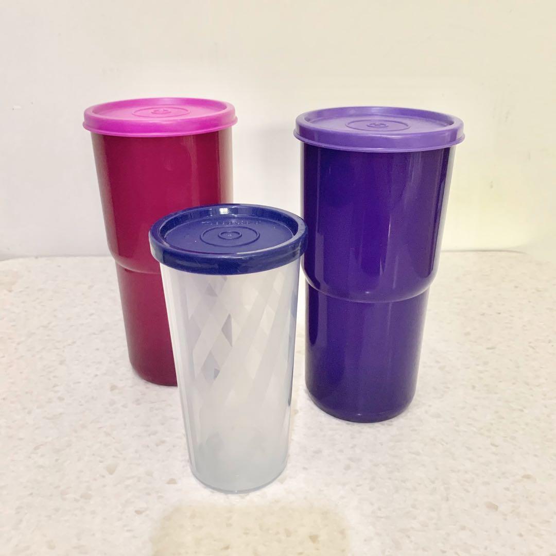 Tupperware Outdoor & Mini Tumbler (600ml / 300ml), Furniture & Home ...
