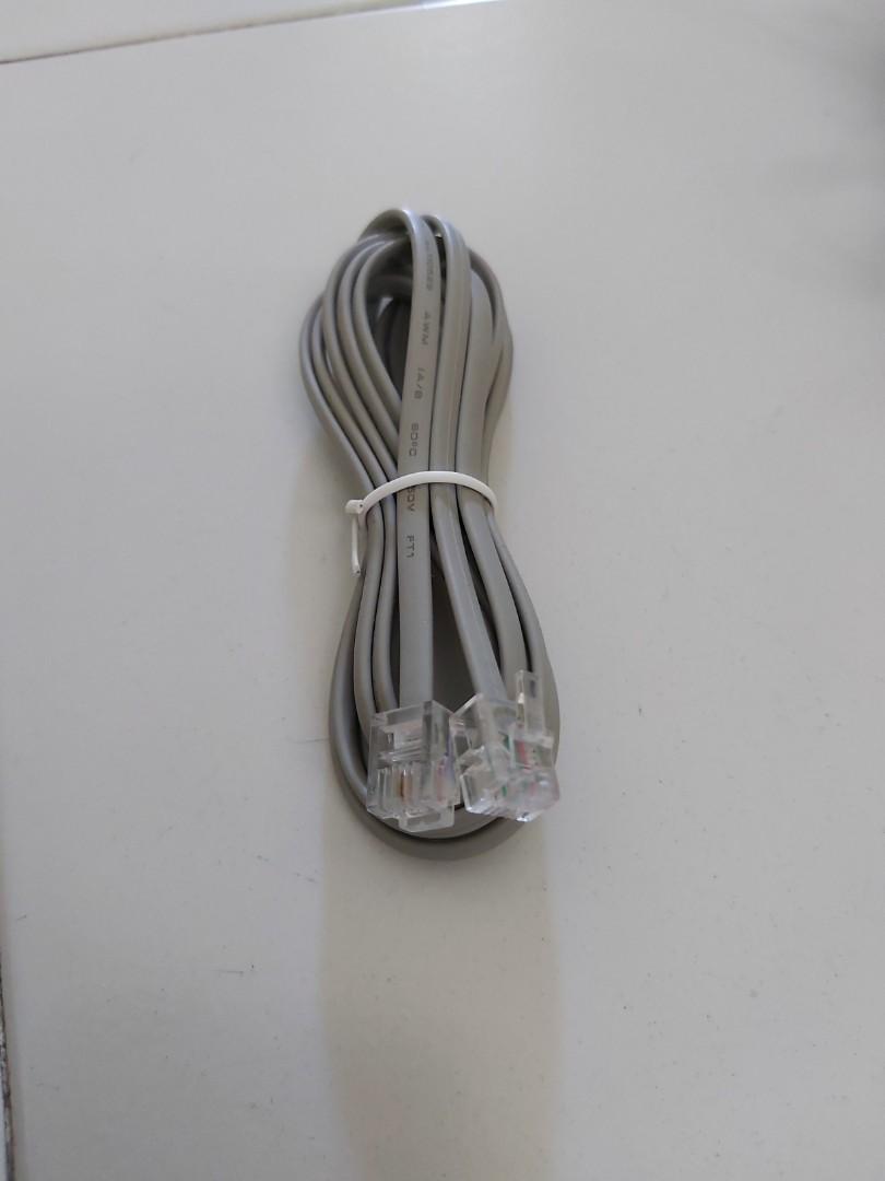 Very long and normal phone cable. Fast wire cable, Pet Supplies, Homes ...