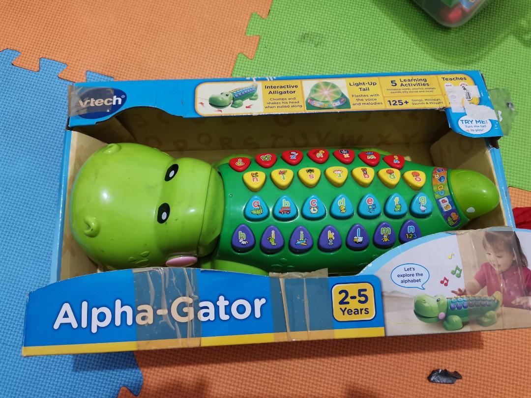 Vtech educational musical alphabeth alligator, Babies & Kids, Infant ...