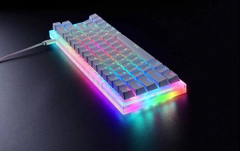 Wormier K66 Hotswap version, 3 layered frosted acrylic case ...