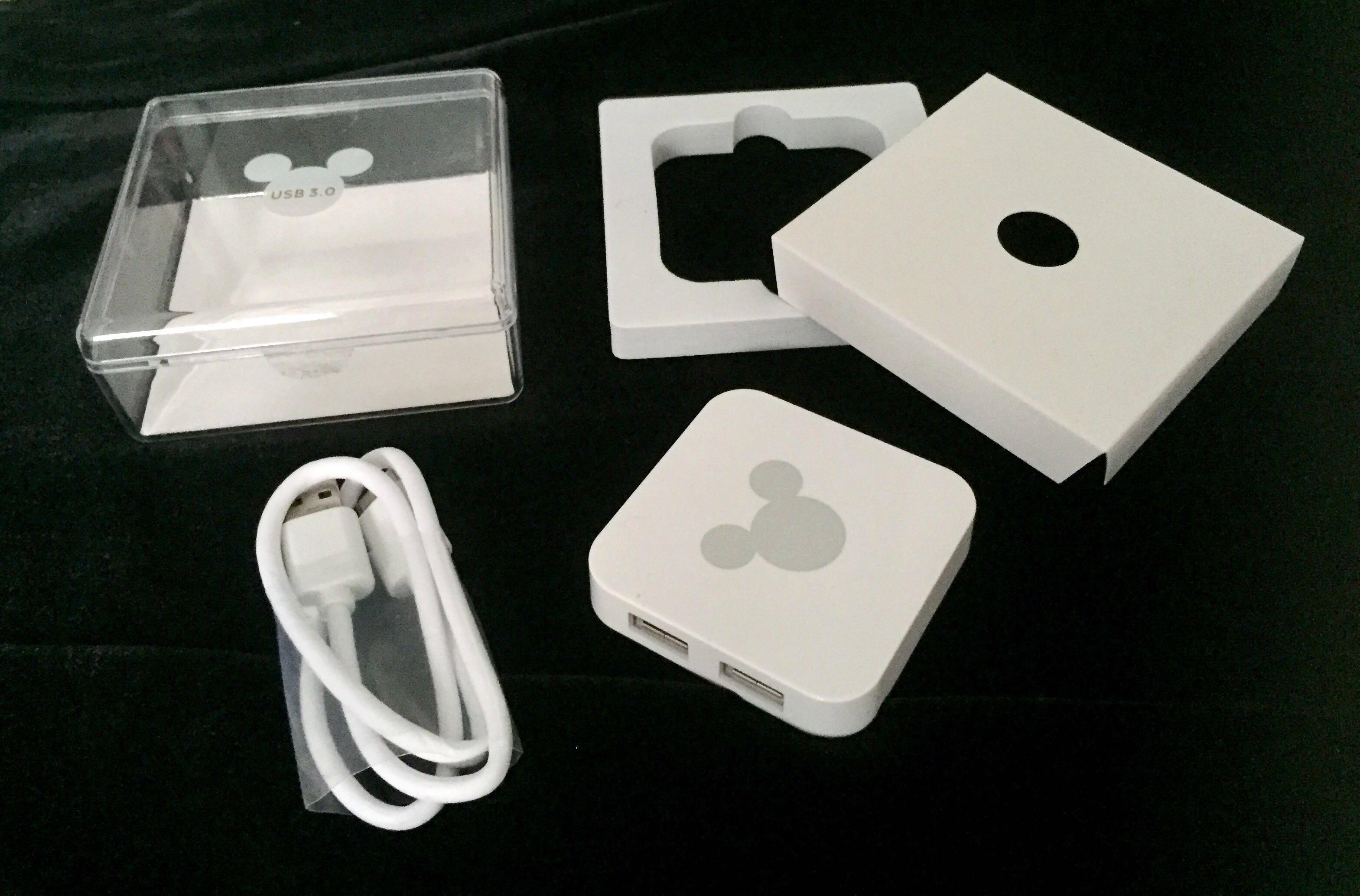 BNIB Disney Mickey Mouse USB 3.0 Multiport USB Hub 4 port Authentic ...