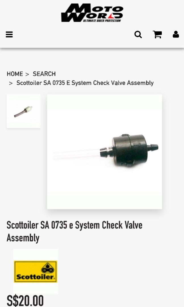 Scottoiler X system, Motorcycles, Motorcycle Accessories on Carousell