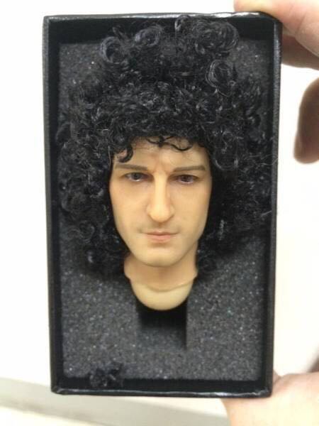1/6 BRIAN MAY figure pvc head fit hot toys body, 名牌, 手錶 - Carousell