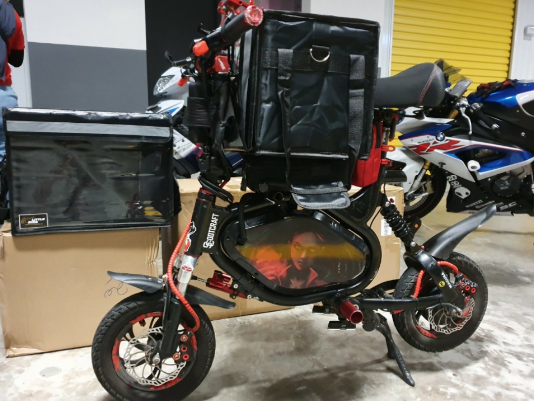 thermal bag food delivery insulation box waterproof, Motorcycles ...