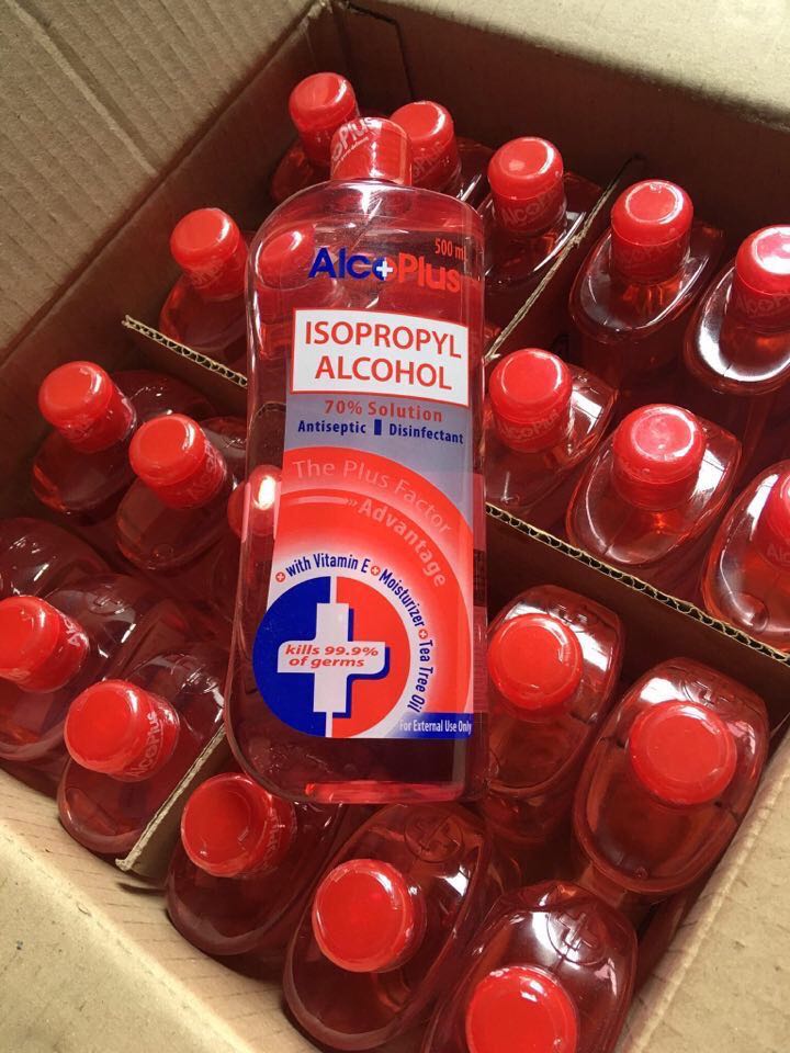 ALCOPLUS 70% ISOPROPYL ALCOHOL 500ML, Health & Nutrition, Medical ...