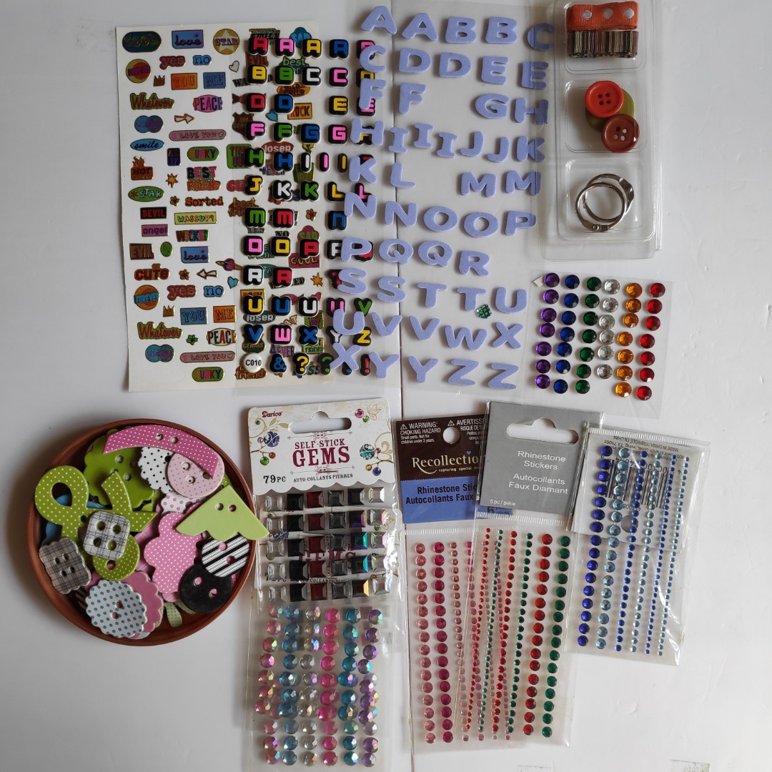 TAKE ALL Stickers+Buttons for 50, Hobbies & Toys, Stationary & Craft ...