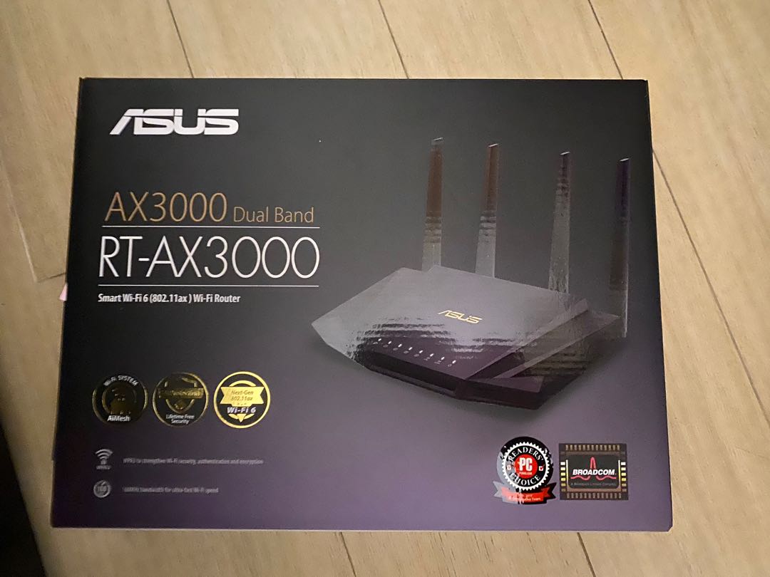 Asus RT AX3000 Router, 電腦＆科技, 電腦周邊及配件, Wifi及上網相關產品 - Carousell