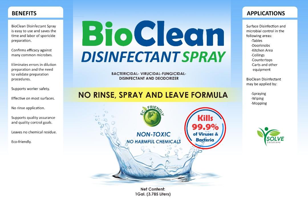 BIOCLEAN Disinfectant Spray, Everything Else, Others on Carousell