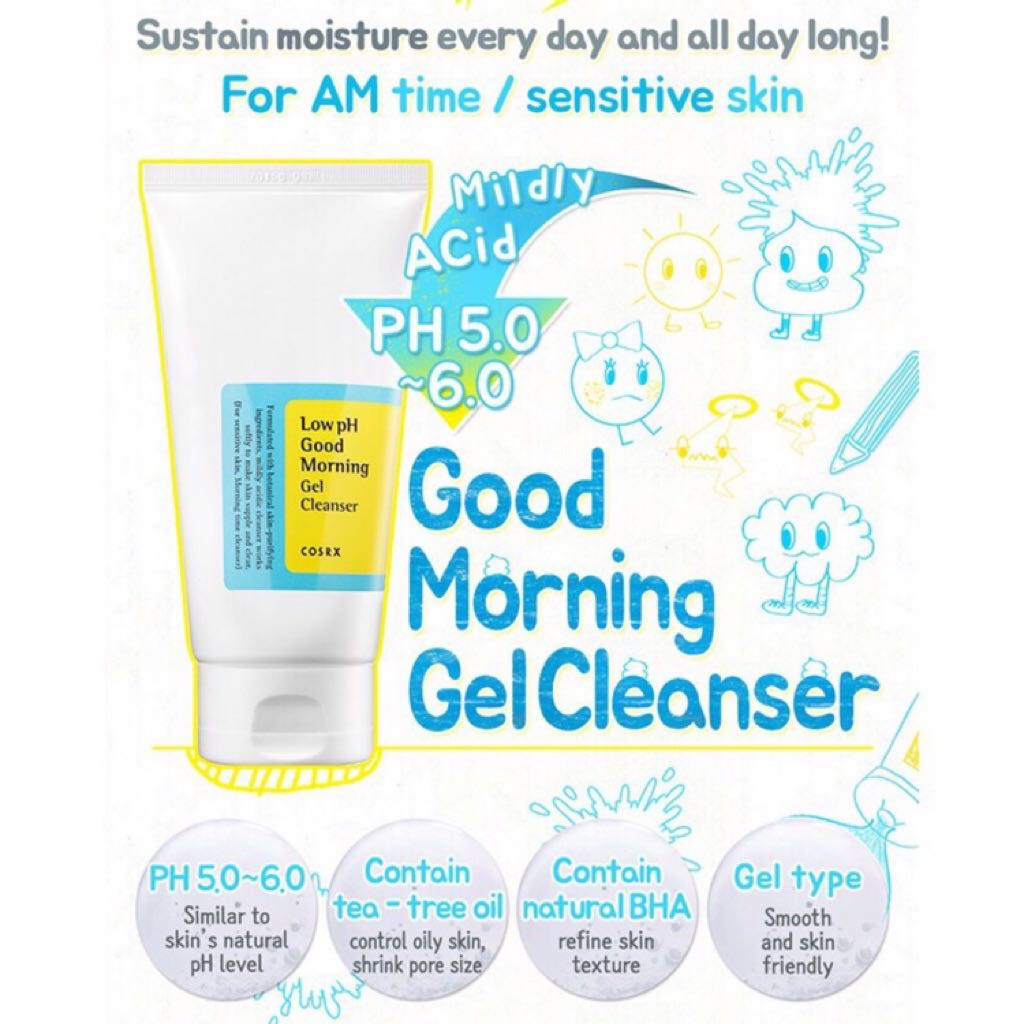 Cosrx Good Morning Gel Cleanser 150ml Beauty Personal Care Face cosrx-good-morning-gel-cleanser-150ml-beauty-personal-care-face