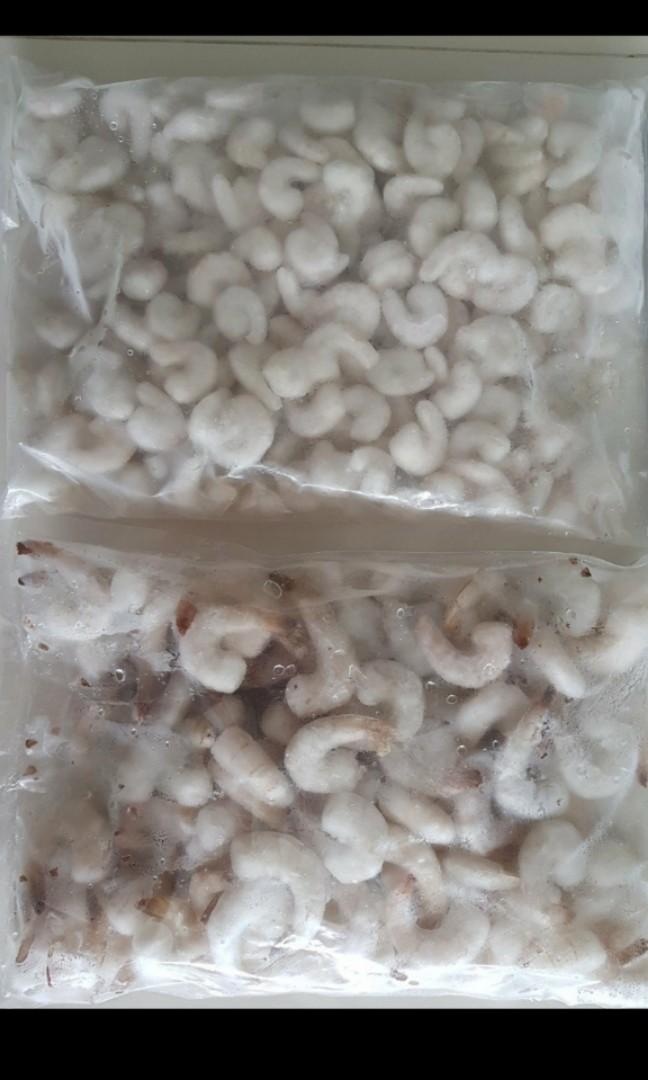 Frozen prawns (1kg) - 3 sizes for your Arowana, stingrays, flowerhorn ...