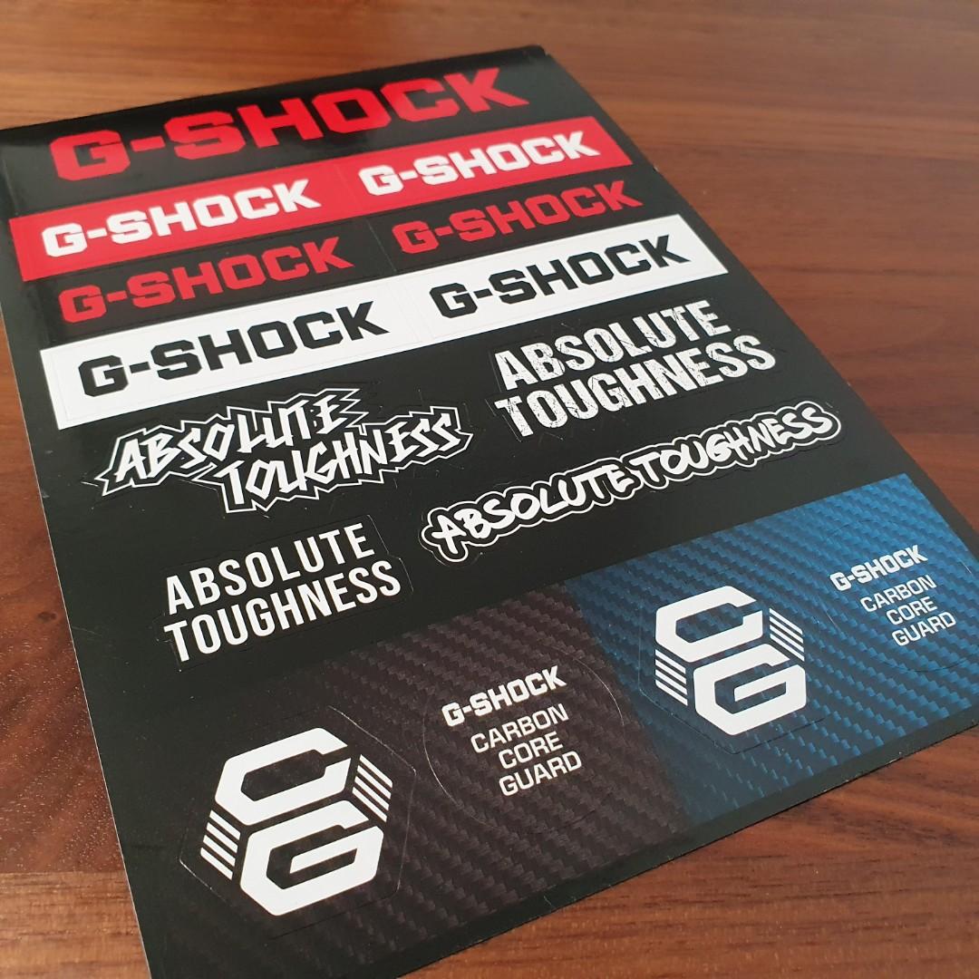 G-SHOCK stickers, Hobbies & Toys, Stationery & Craft, Stationery ...