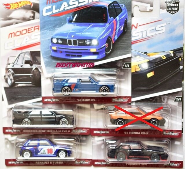 Hot Wheels Car Culture Modern Classics (Almost a set) Mercedes 190E ...