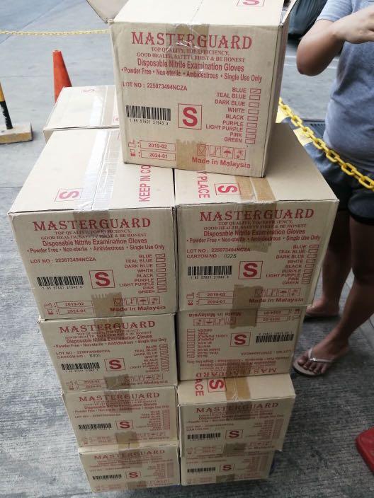 Indoplas and Masterguard Nitrile Examination Gloves, Health & Nutrition ...