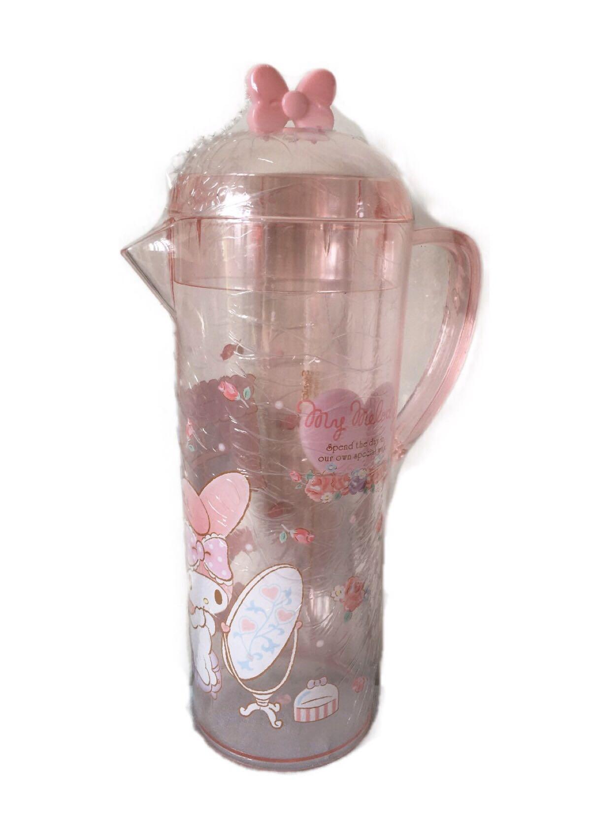 My Melody 1.2L Pink Pitcher Water Jug, Furniture & Home Living ...