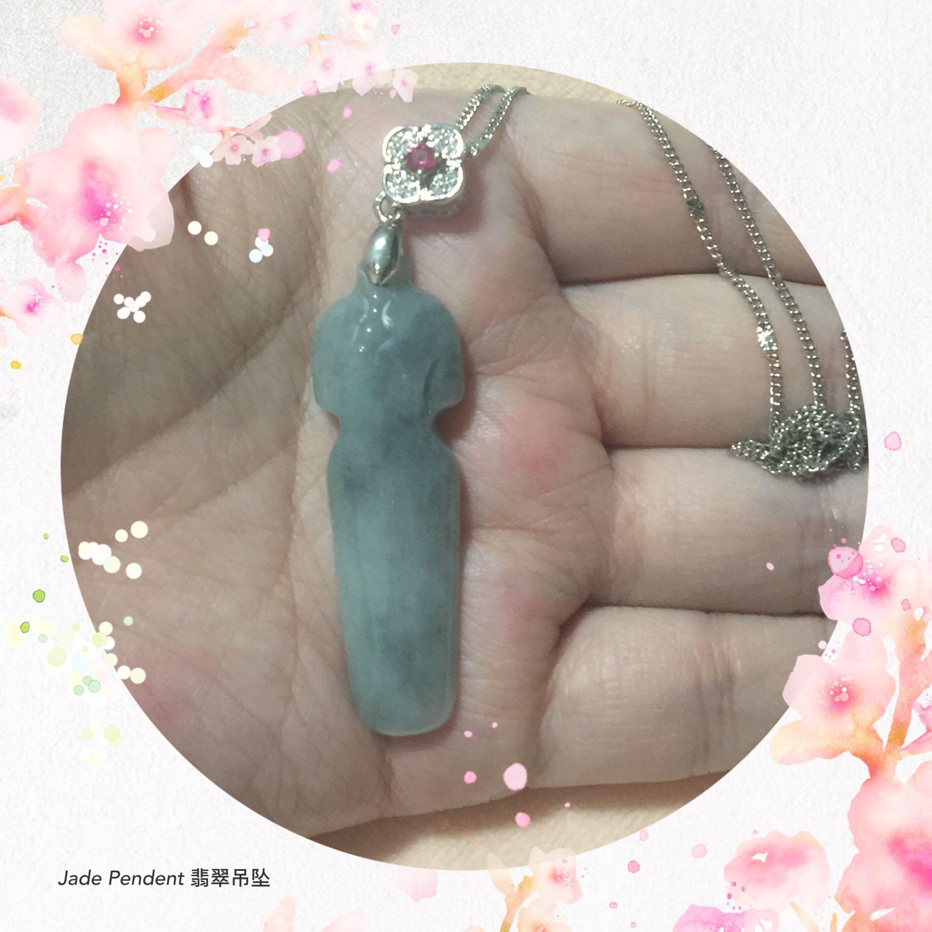Jade Pendant ( Cheong Sum), Women's Fashion, Jewelry & Organisers ...