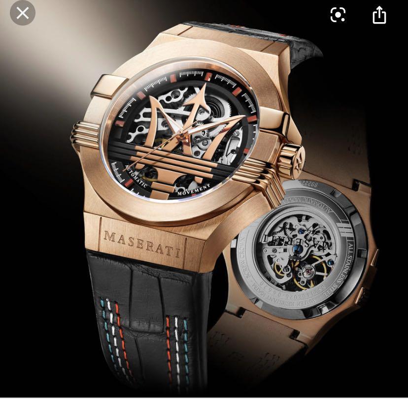 Maserati Potenza Automatic Black Man Limited Edition Watch R8821108026 ...