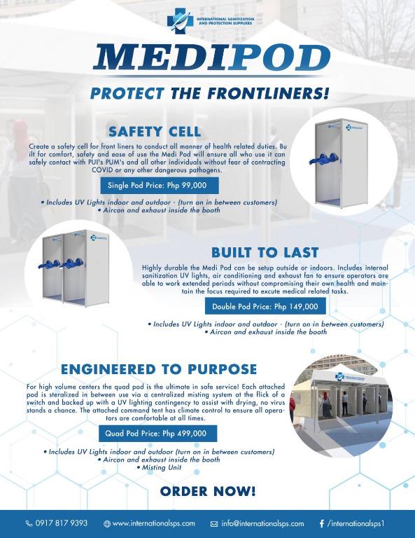Medi Pod | COVID Testing Booth | Safety Cell | Protective Booth ...