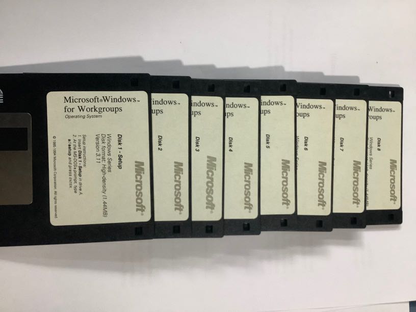 Microsoft Windows 3.11 complete set, Electronics, Others on Carousell