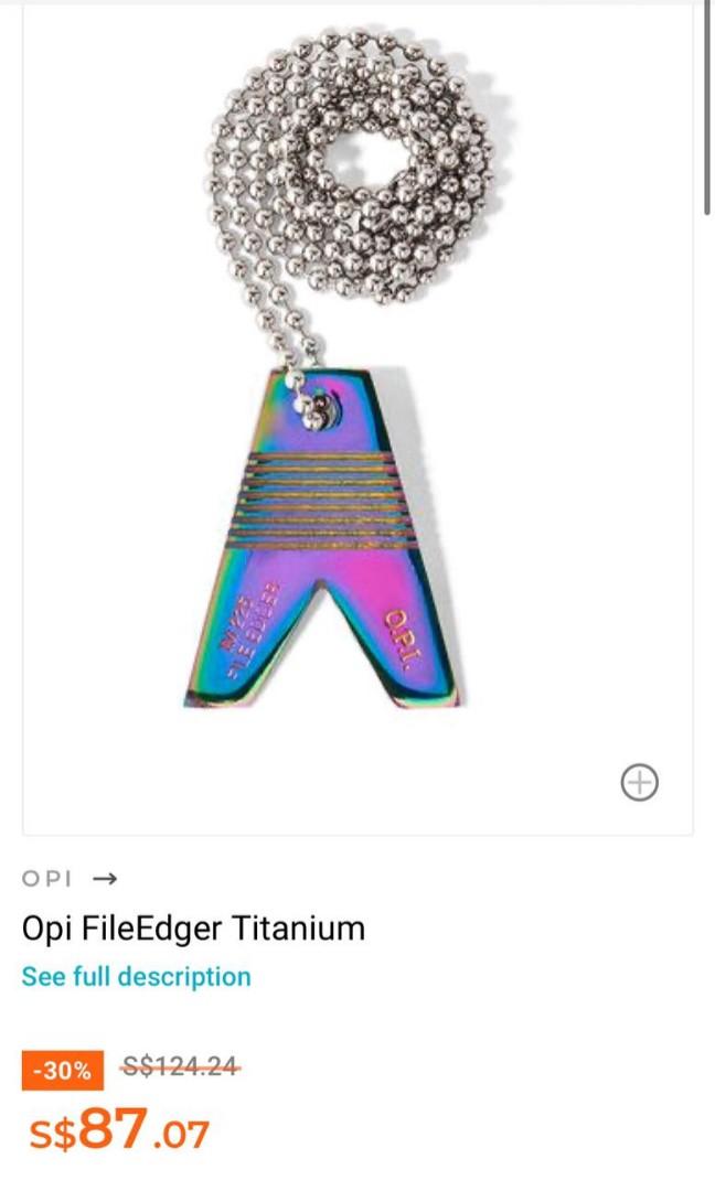 OPI Titanium Tooling - Professional Implement Collection By OPI In A ...