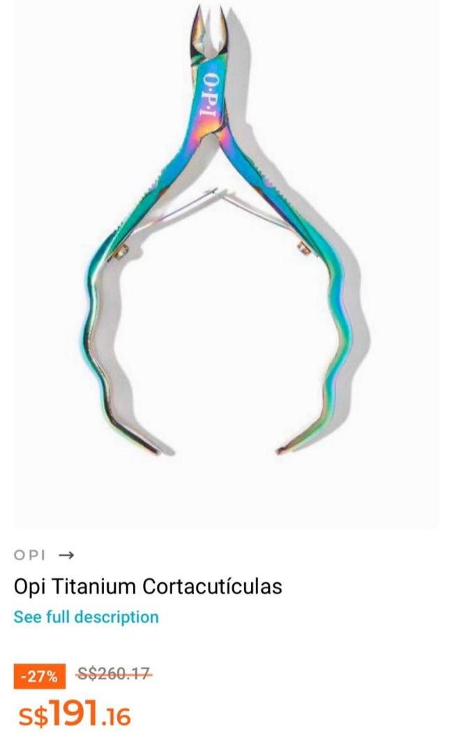 OPI Titanium Tooling - Professional Implement Collection By OPI In A ...