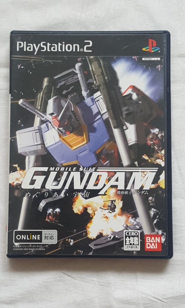 PlayStation 2 PS2 Mobile Suit Gundam Encounters In Space, Video Gaming ...