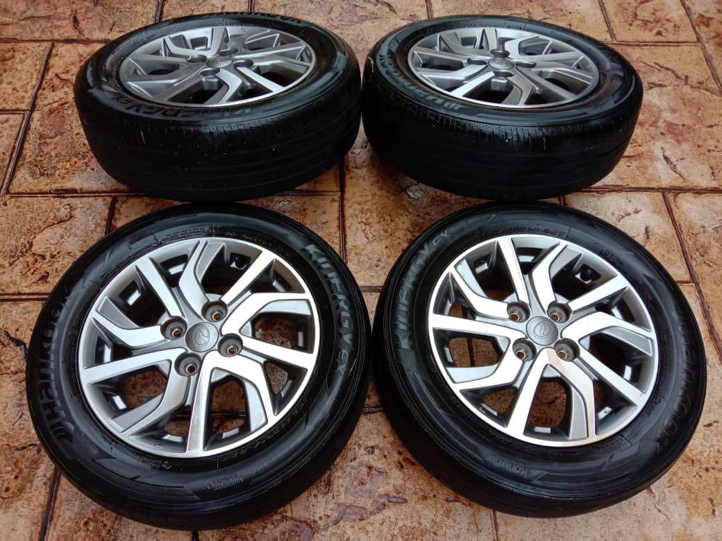 Rim Bezza Advance 14 inci siap tayar, Auto Accessories on Carousell