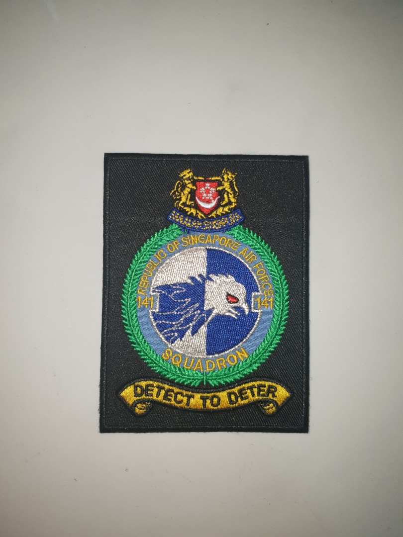 RSAF 141SQN and 144SQN aircrew patch, Hobbies & Toys, Memorabilia ...