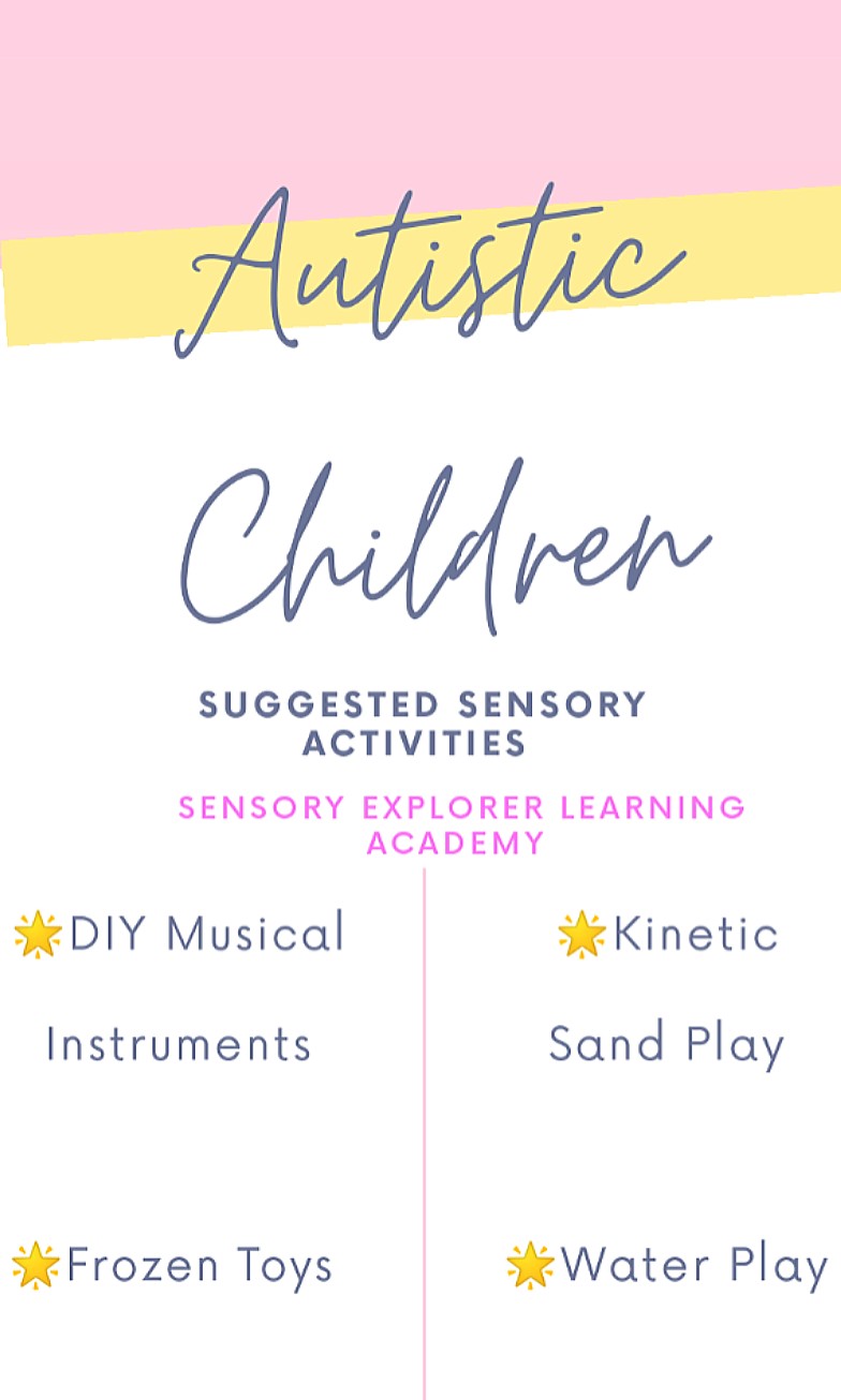 Sensory Play - (Autistic Series) : Kinetic Sand / Water Play / Motor ...