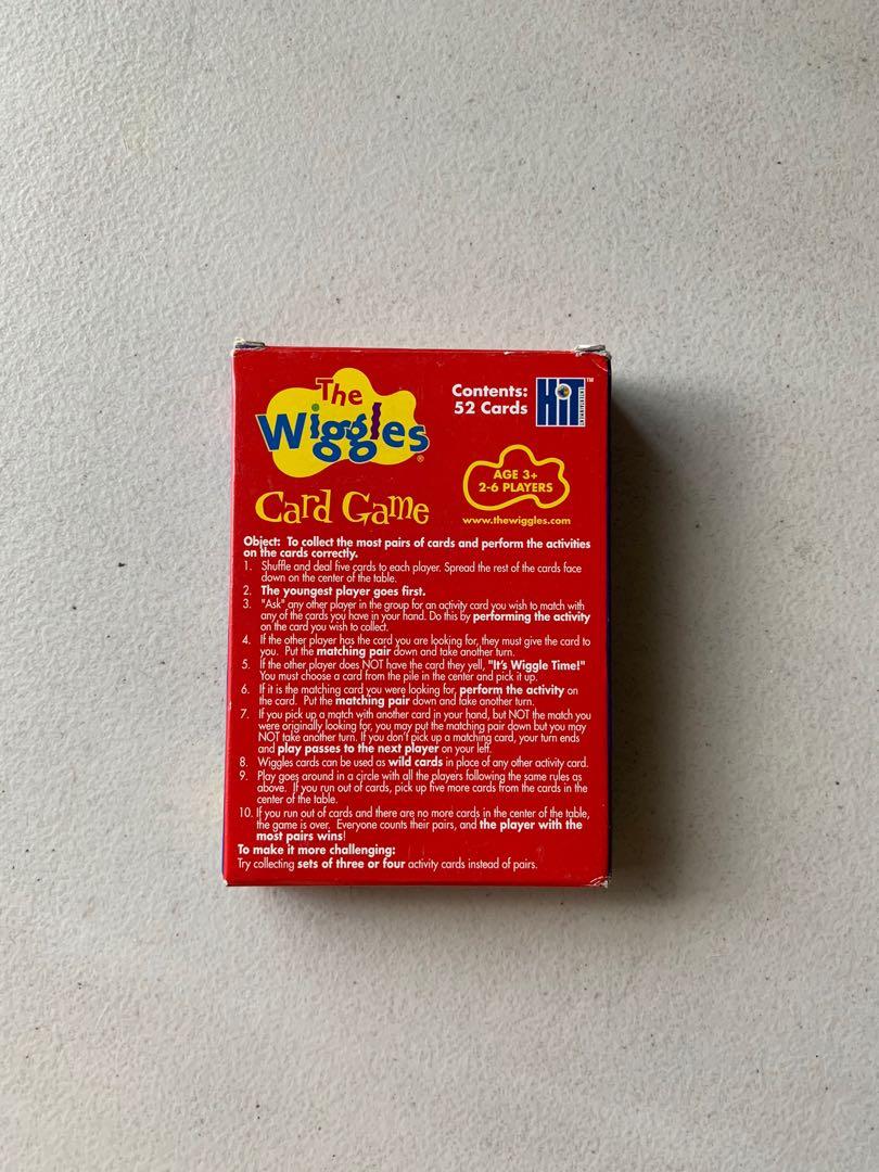 The Wiggles card game, Hobbies & Toys, Toys & Games on Carousell