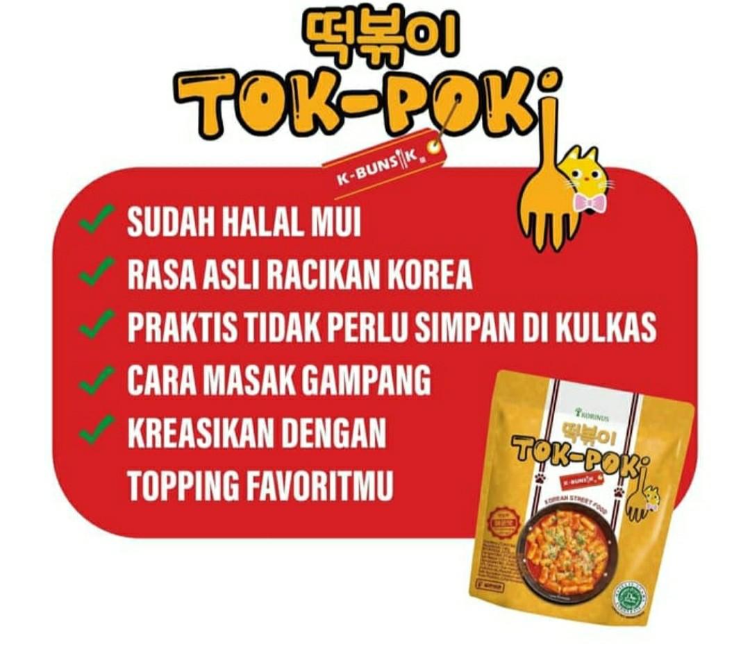 TOK POKI KORINUS HALAL MUI, Makanan & Minuman, Makanan Instan di Carousell