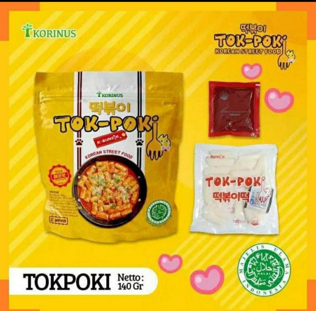 TOK POKI KORINUS HALAL MUI, Makanan & Minuman, Makanan Instan di Carousell