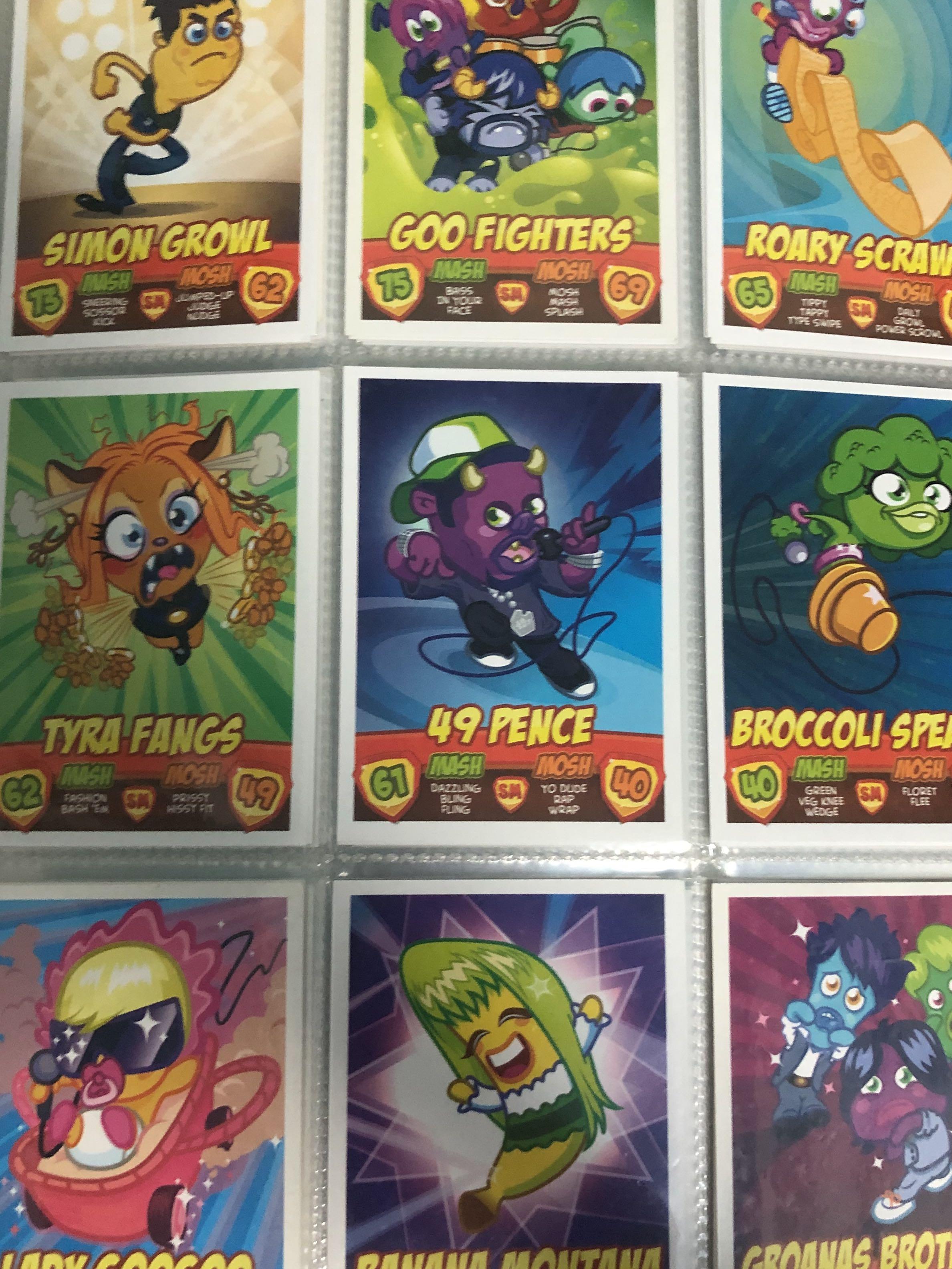 Topps Moshi Monsters Cards and Moshi Monster Liberty Plushie Keychain ...