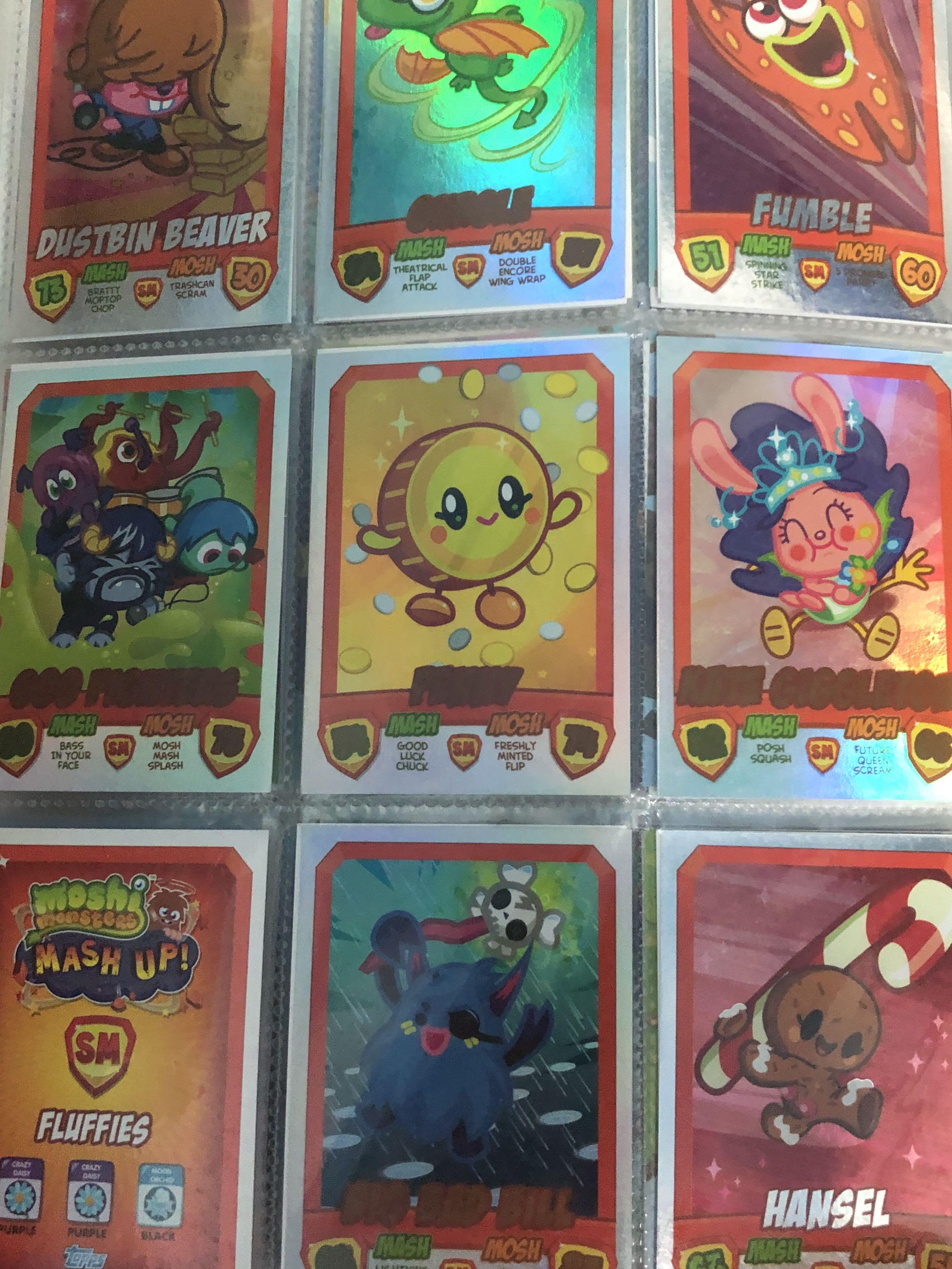 Topps Moshi Monsters Cards and Moshi Monster Liberty Plushie Keychain ...