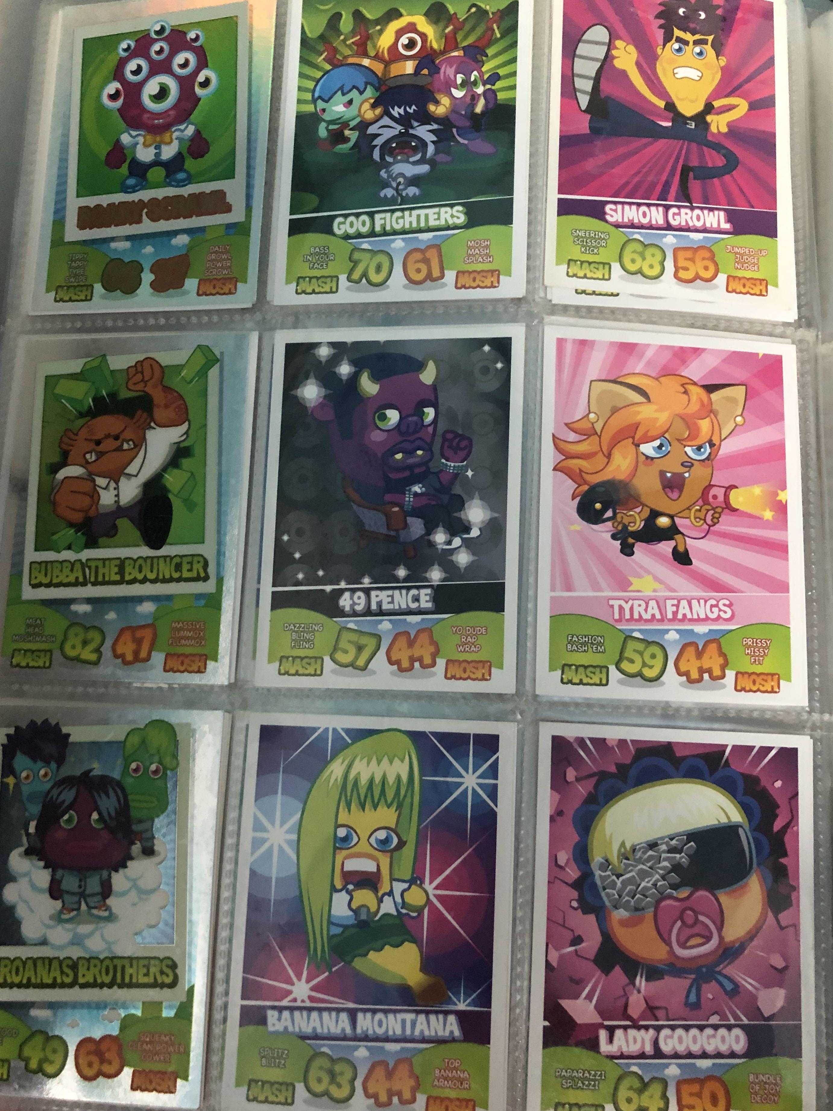 Topps Moshi Monsters Cards and Moshi Monster Liberty Plushie Keychain ...