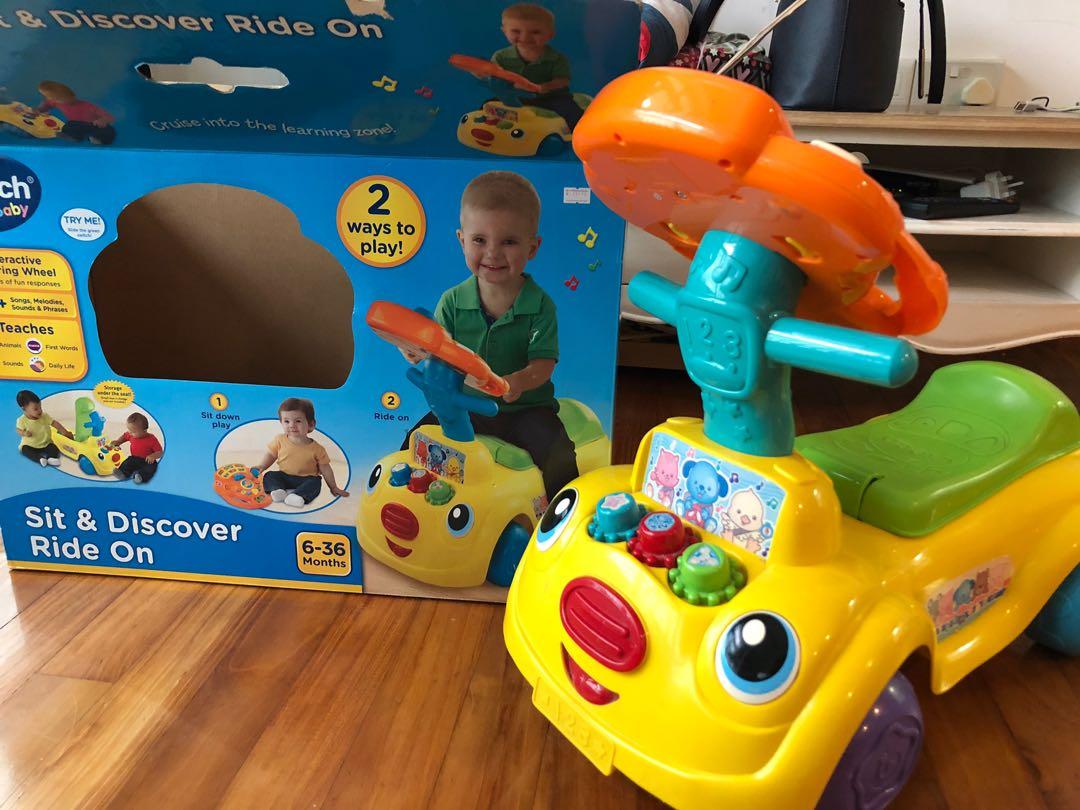 Vtech baby sit and discover ride on, Babies & Kids, Infant Playtime on ...