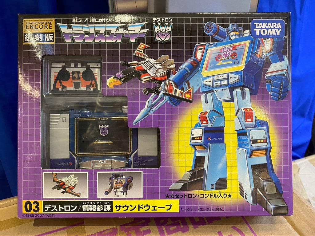 全新未開 日版 Transformers G1 Soundwave 音波 Classic Hasbro Takara Tomy Encore ...