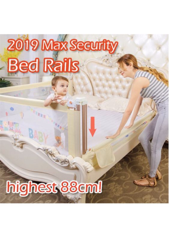 Bed rail guard, Babies & Kids, Baby Nursery & Kids Furniture, Bed ...