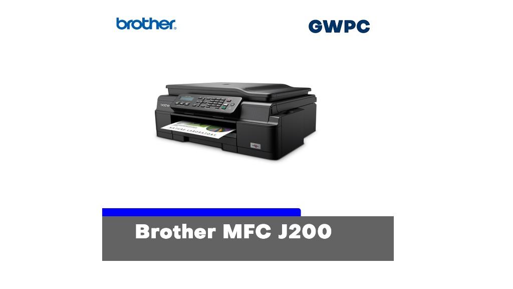 Brother MFC J200 InkBenefit with original cartridge, Computers & Tech ...