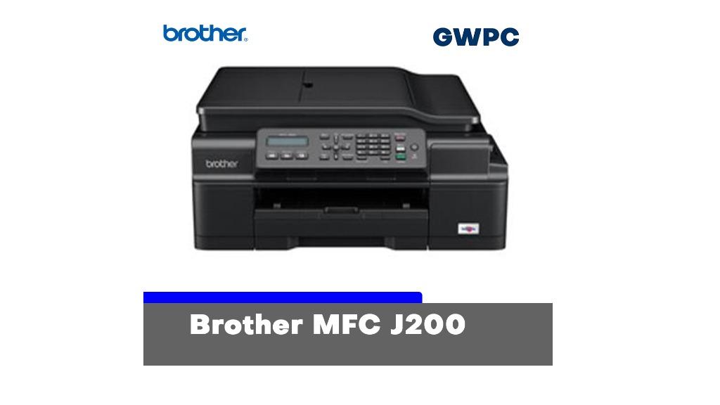 Brother MFC J200 InkBenefit with original cartridge, Computers & Tech ...