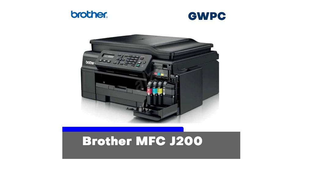 Brother MFC J200 InkBenefit with original cartridge, Computers & Tech ...