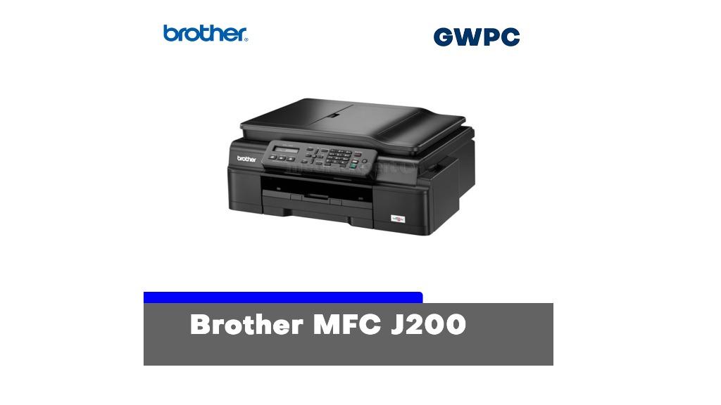 Brother MFC J200 InkBenefit with original cartridge, Computers & Tech ...