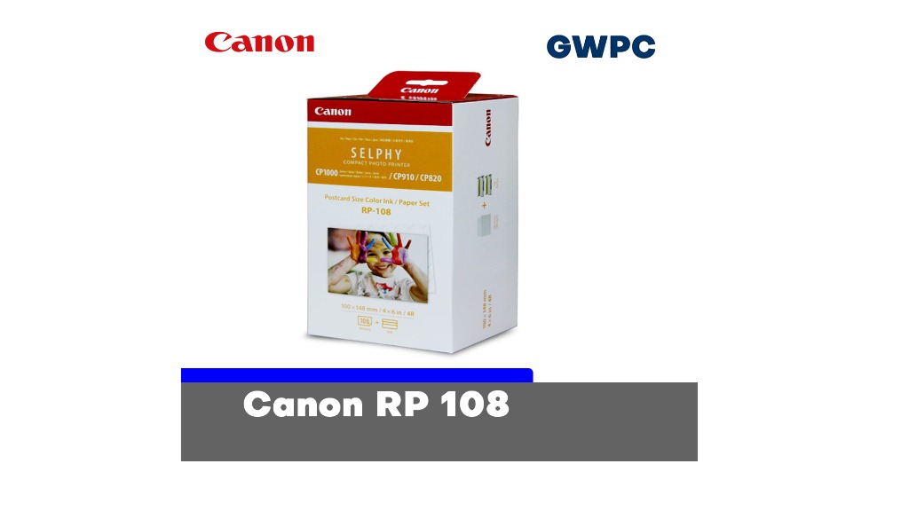 Canon RP 108 Color Ink Paper Set RP108 on Carousell