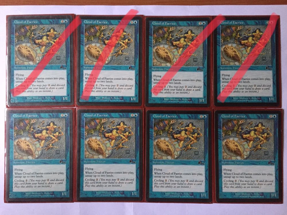 MTG - Cloud of Faeries, Sigil of Sleep, Fire // Ice, Hobbies & Toys ...