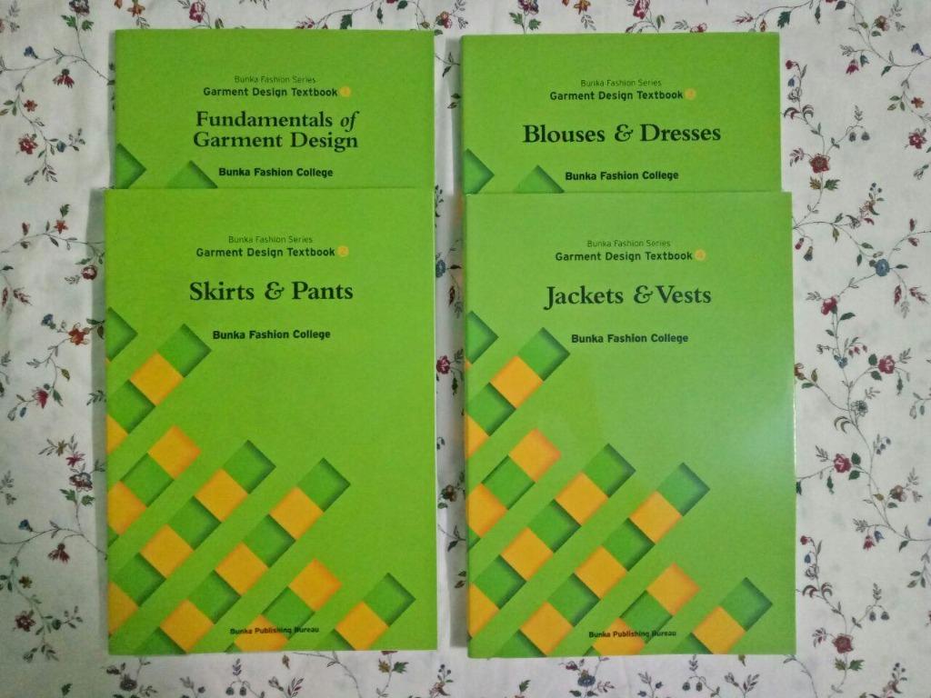 Bunka Garment Design Series Textbooks (1-4), Hobbies & Toys, Books ...