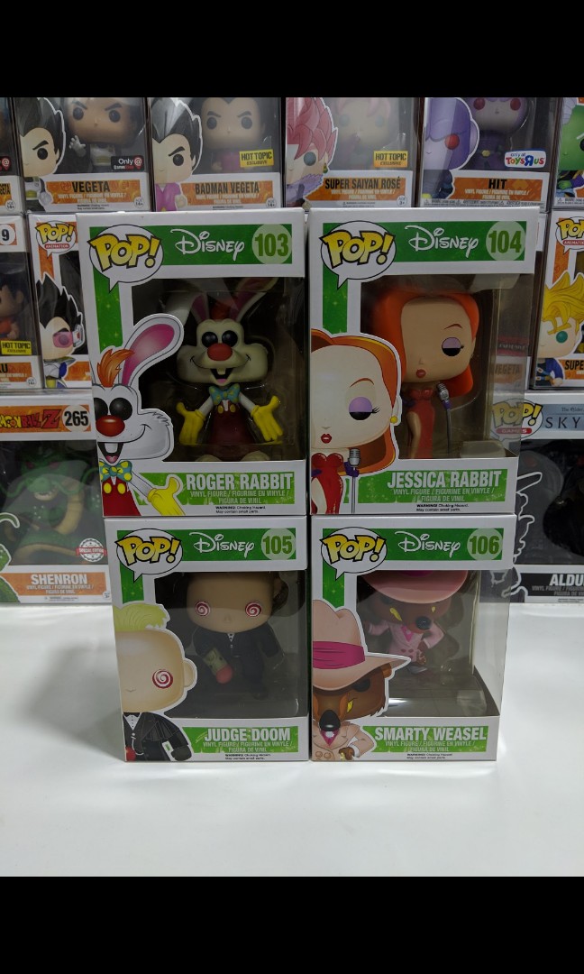 Funko Pop Roger Rabbit Set, Hobbies & Toys, Toys & Games on Carousell