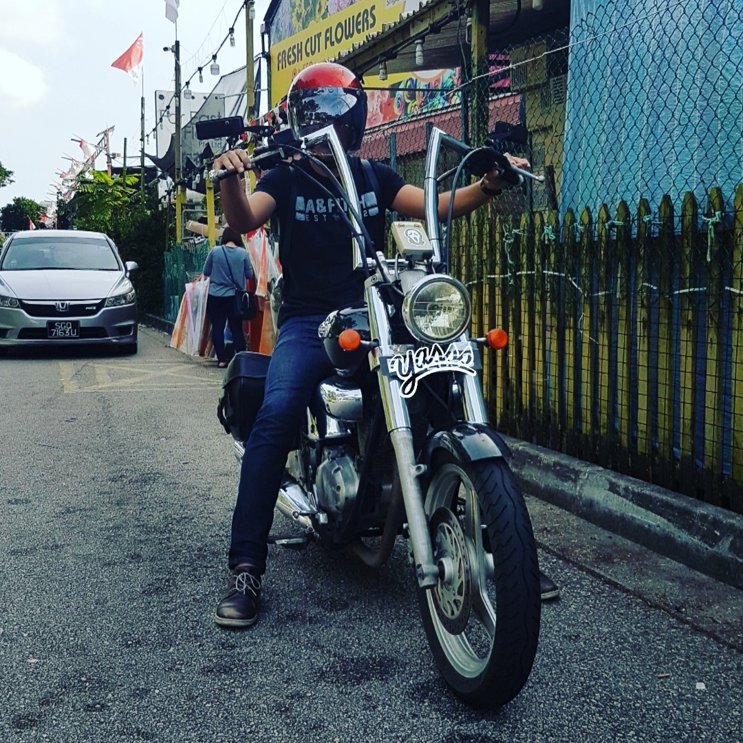 HONDA PHANTOM TA150 / TA200 APE HANGER HANDLEBAR, Motorcycles, Motorcycle Accessories on Carousell