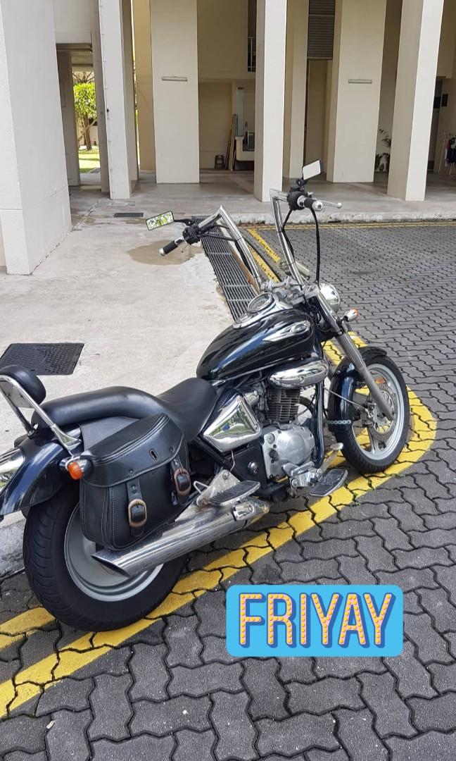 HONDA PHANTOM TA150 / TA200 APE HANGER HANDLEBAR, Motorcycles, Motorcycle Accessories on Carousell