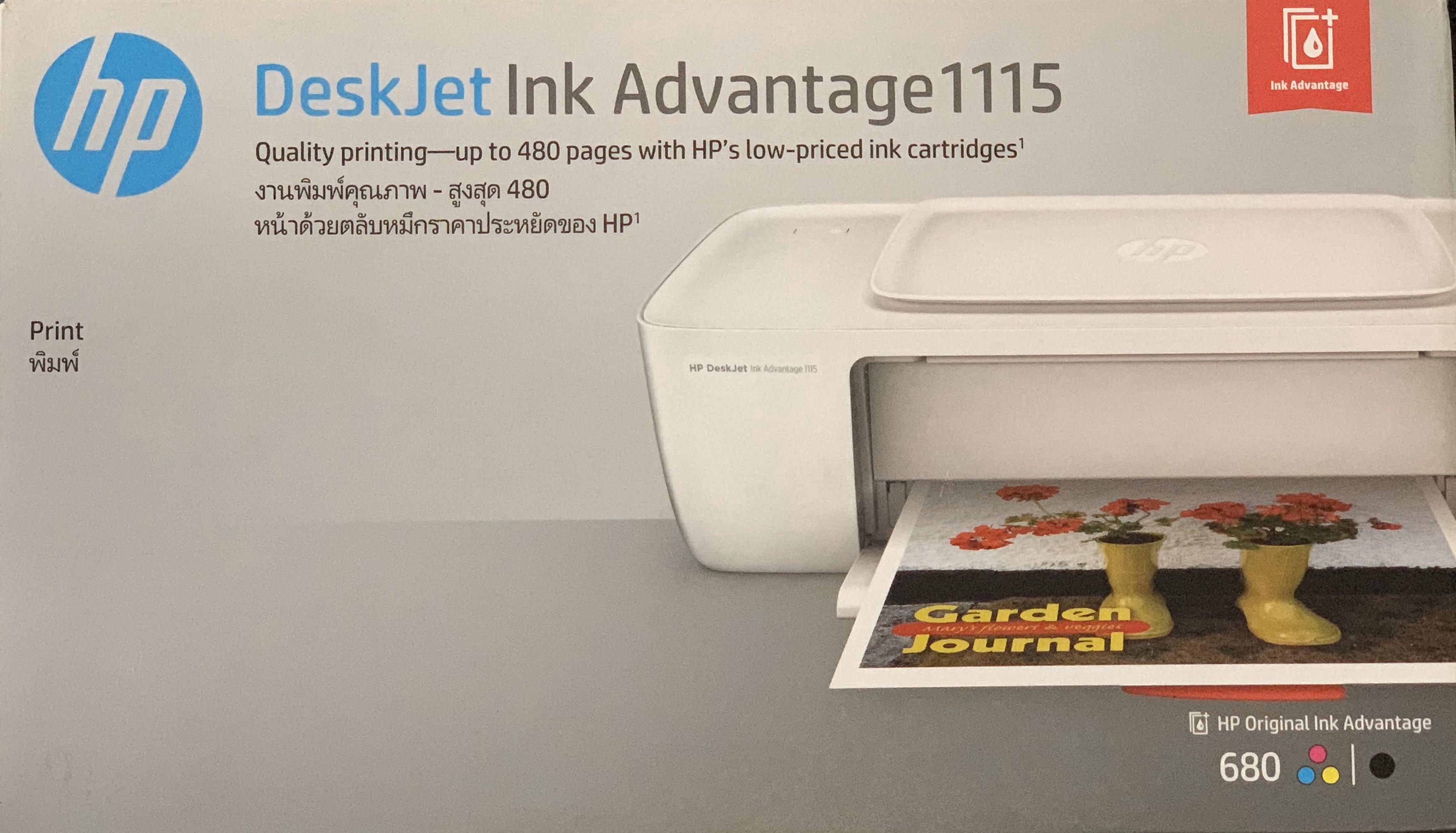 HP Deskjet Ink Advantage 1115, Computers & Tech, Printers, Scanners ...